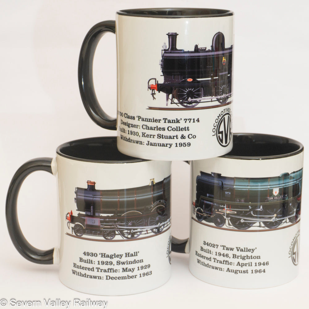 NEW DESIGNS ADDED! Locomotives of the SVR Collection - Steam Mugs ...